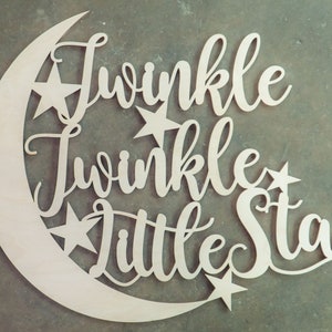 Twinkle Twinkle Little Star Sign Nursery Sign Nursery Decor - Etsy