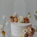 Aria Cake Topper, Customized Arch Wedding Cake Topper, Bridal Cake ...