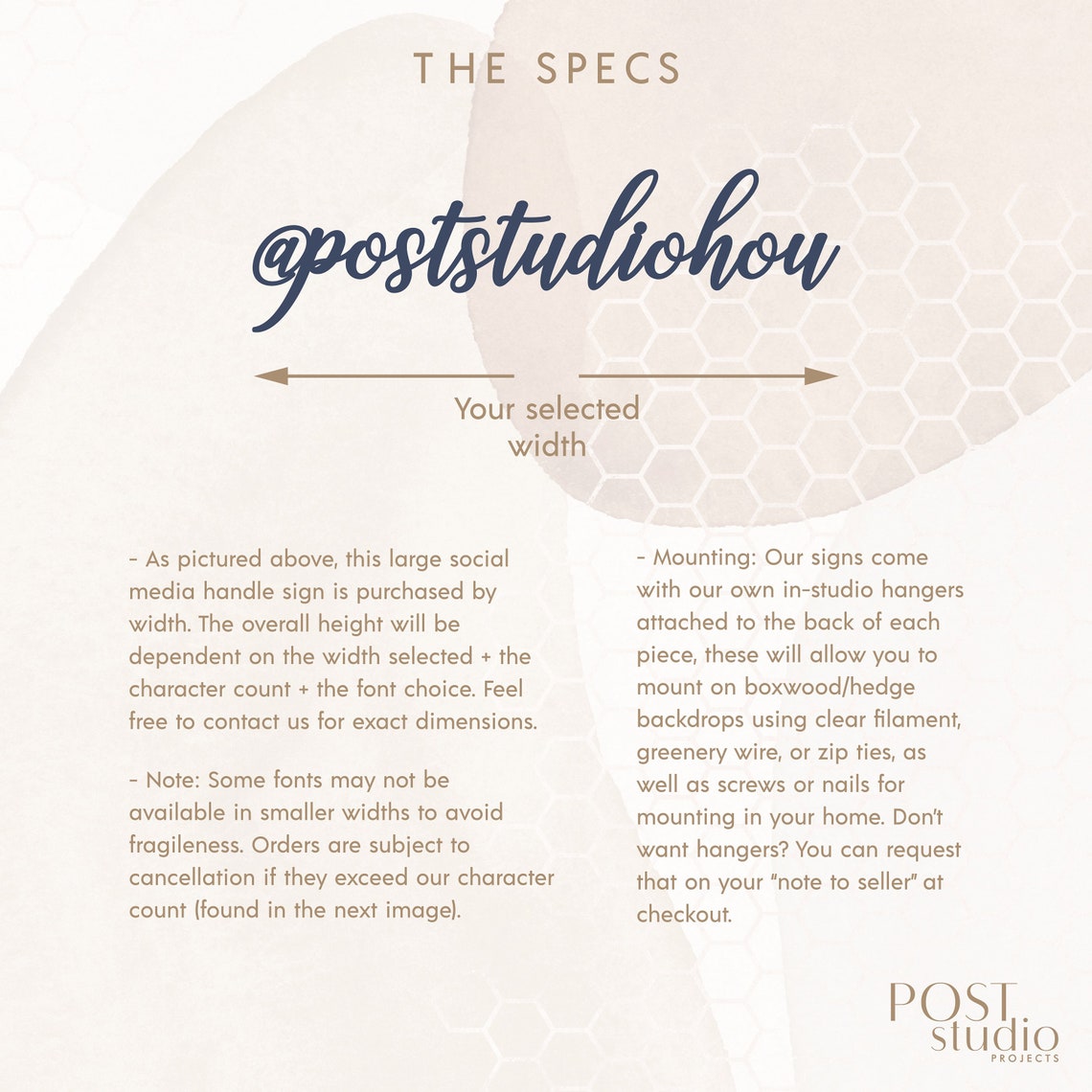 Large Custom Social Media Handle Sign Sign Instagram Sign - Etsy