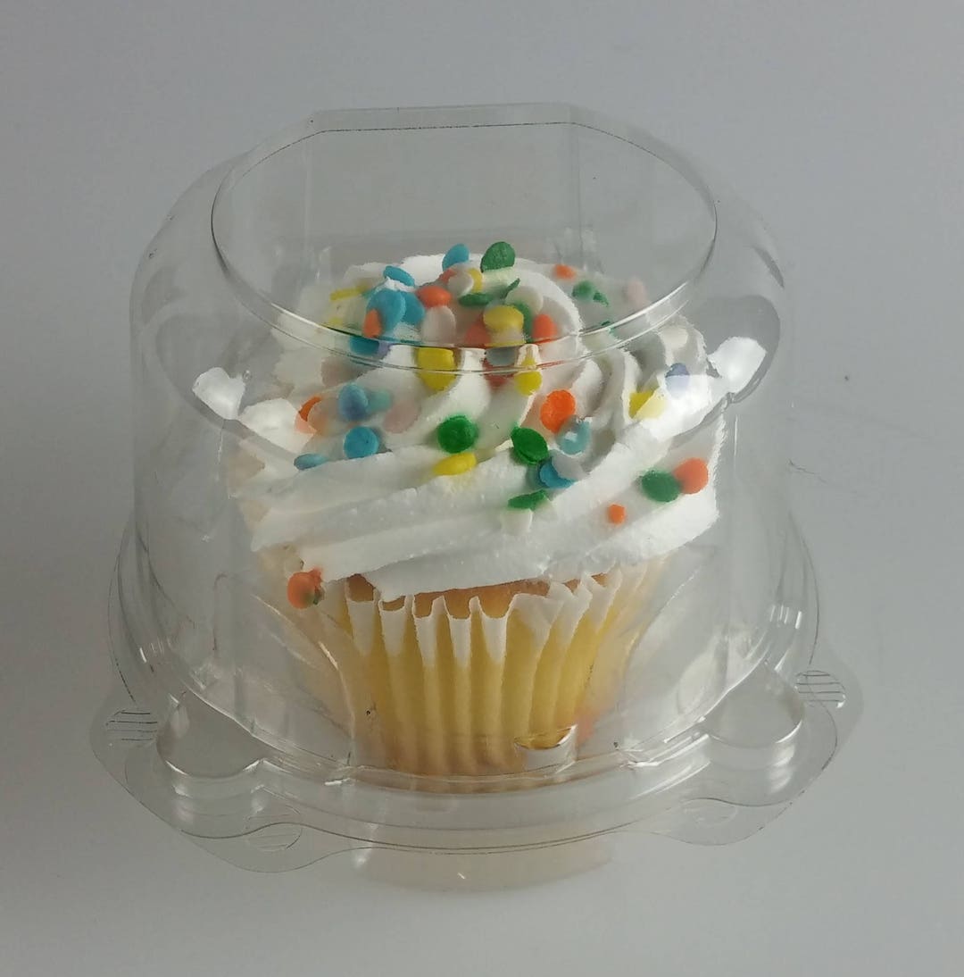 12 Pc - Clear Single Cupcake Container 12 Pieces - Etsy