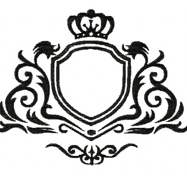 Family Crest Embroidery Design - Etsy