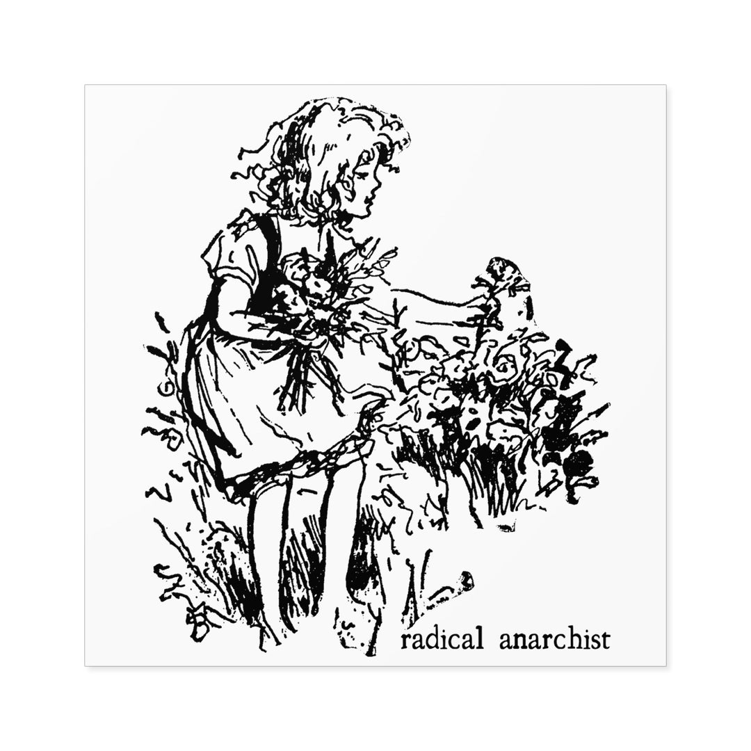 Anarchist Sticker Radical Vinyl Decal Anarchy Decal Funny Political ...