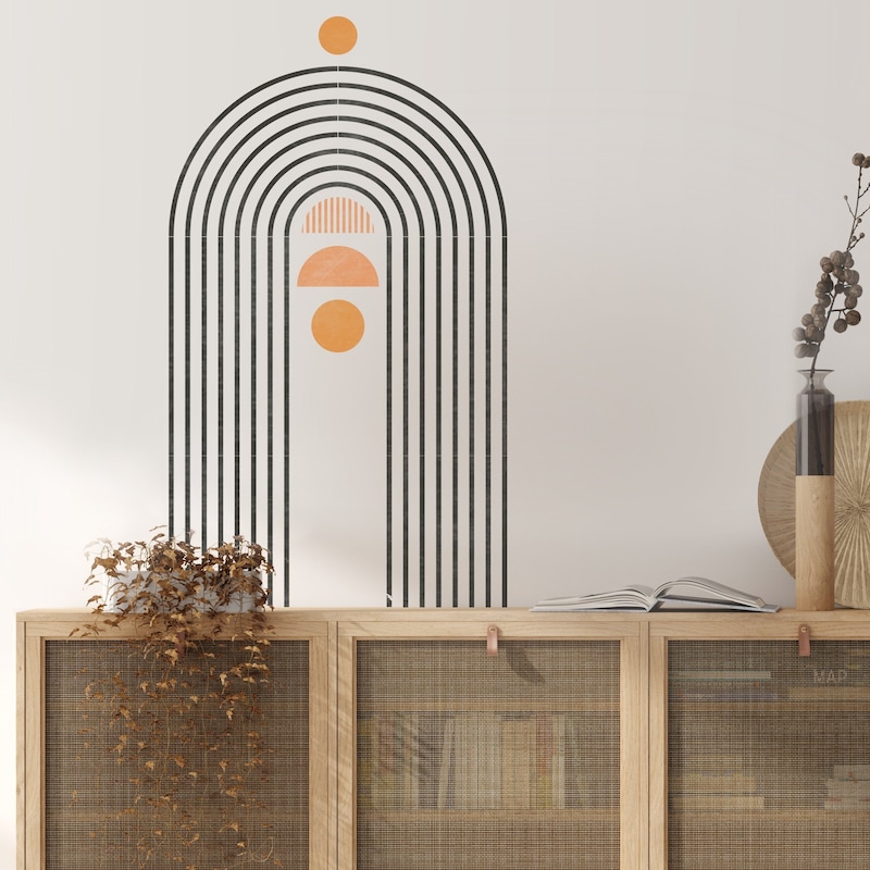 Mid Century Modern Stencil - Etsy