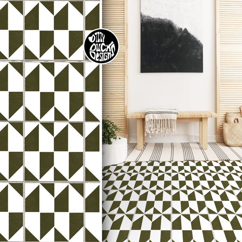 Tile Stencil 8x8 - Etsy