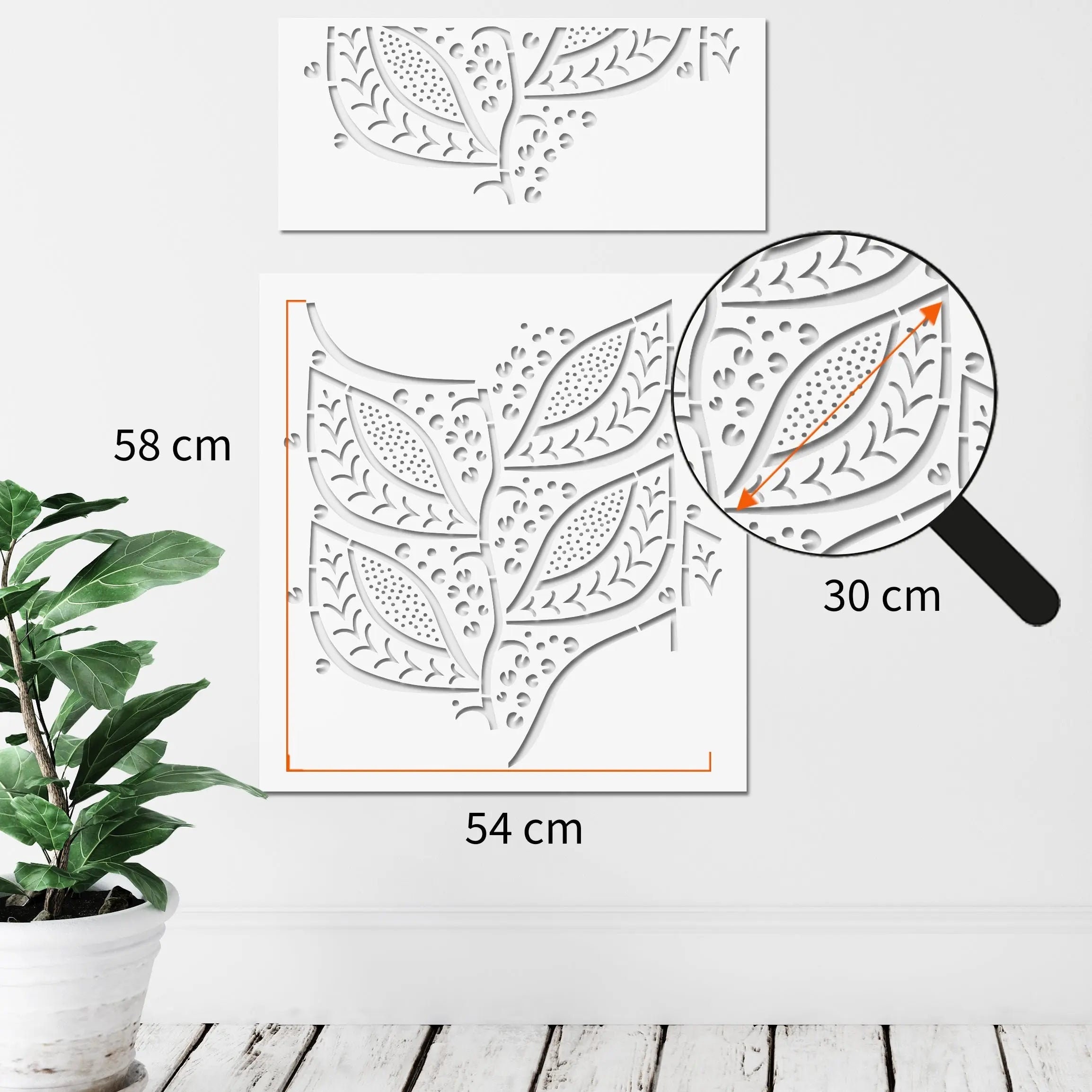 WALL STENCIL Boho African Batik Stencil for Painting Walls - Etsy UK