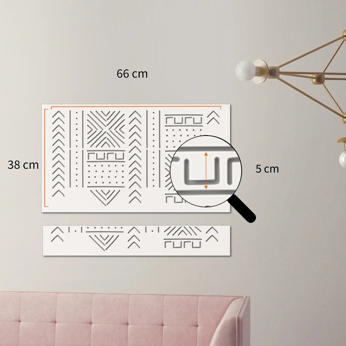 Dizzy Duck African Large Wall Stencil for Painting Mahina | Etsy UK