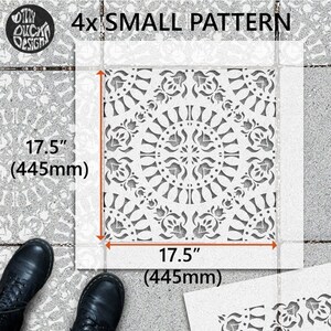 Patio Slab Stencil - 60x60 and 45x45 Cm Square Concrete Garden Paver ...