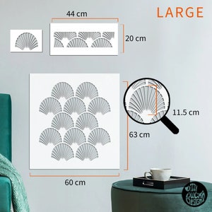 ART DECO FAN Stencil - Etsy