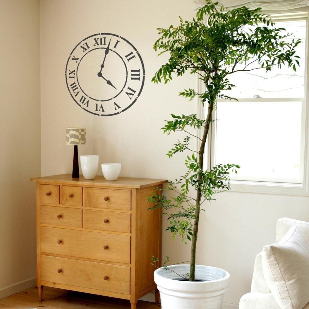 FABIEN CLOCK Stencil - Etsy