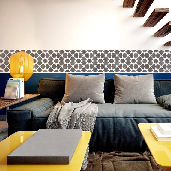 Ideas Para Bordes Con Plantillas De Pared