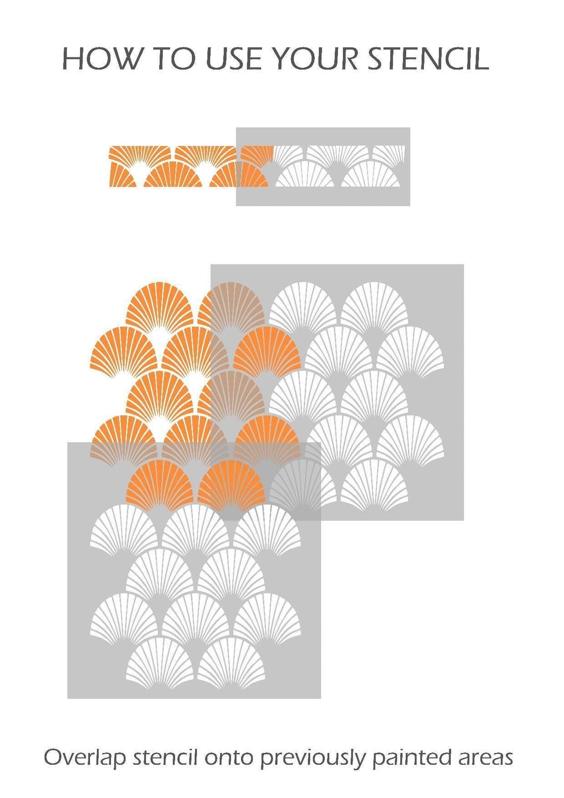 ART DECO FAN Stencil - Etsy