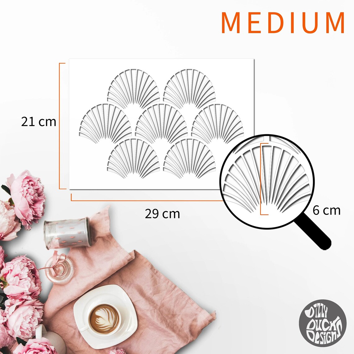 ART DECO FAN Furniture Stencil - Etsy