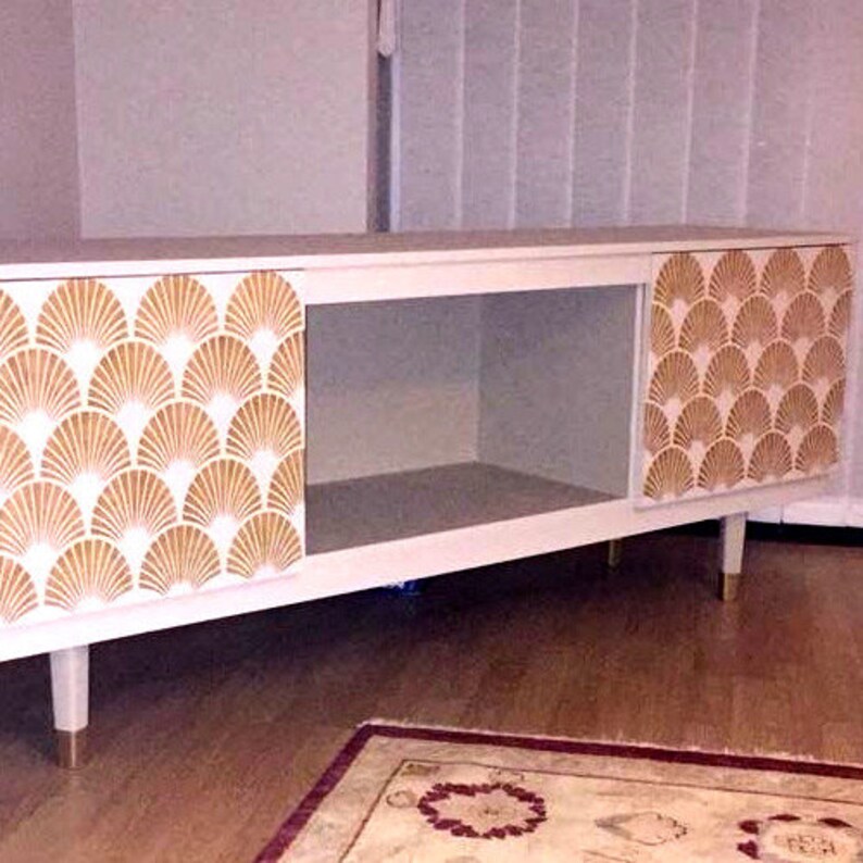 ART DECO FAN Stencil | Etsy