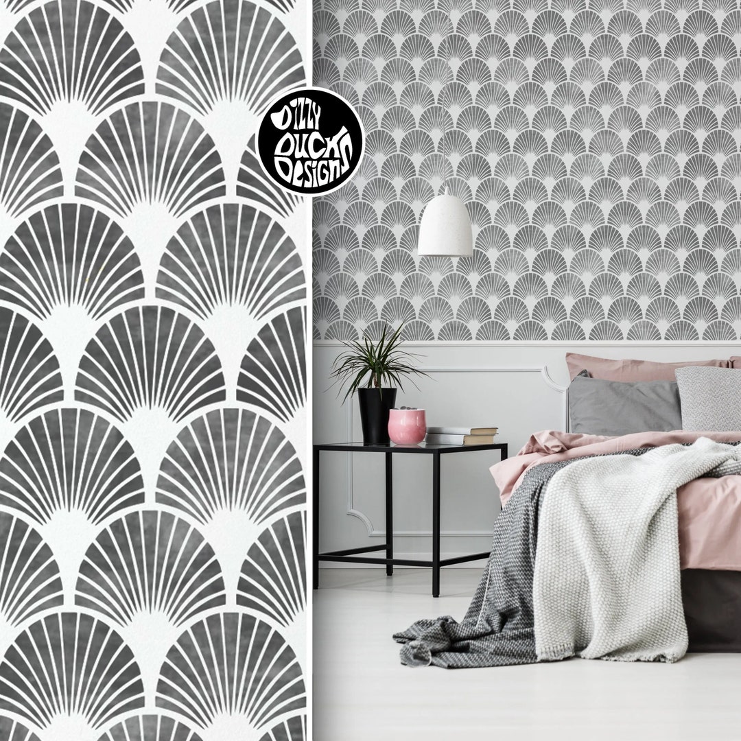 ART DECO FAN Stencil - Etsy