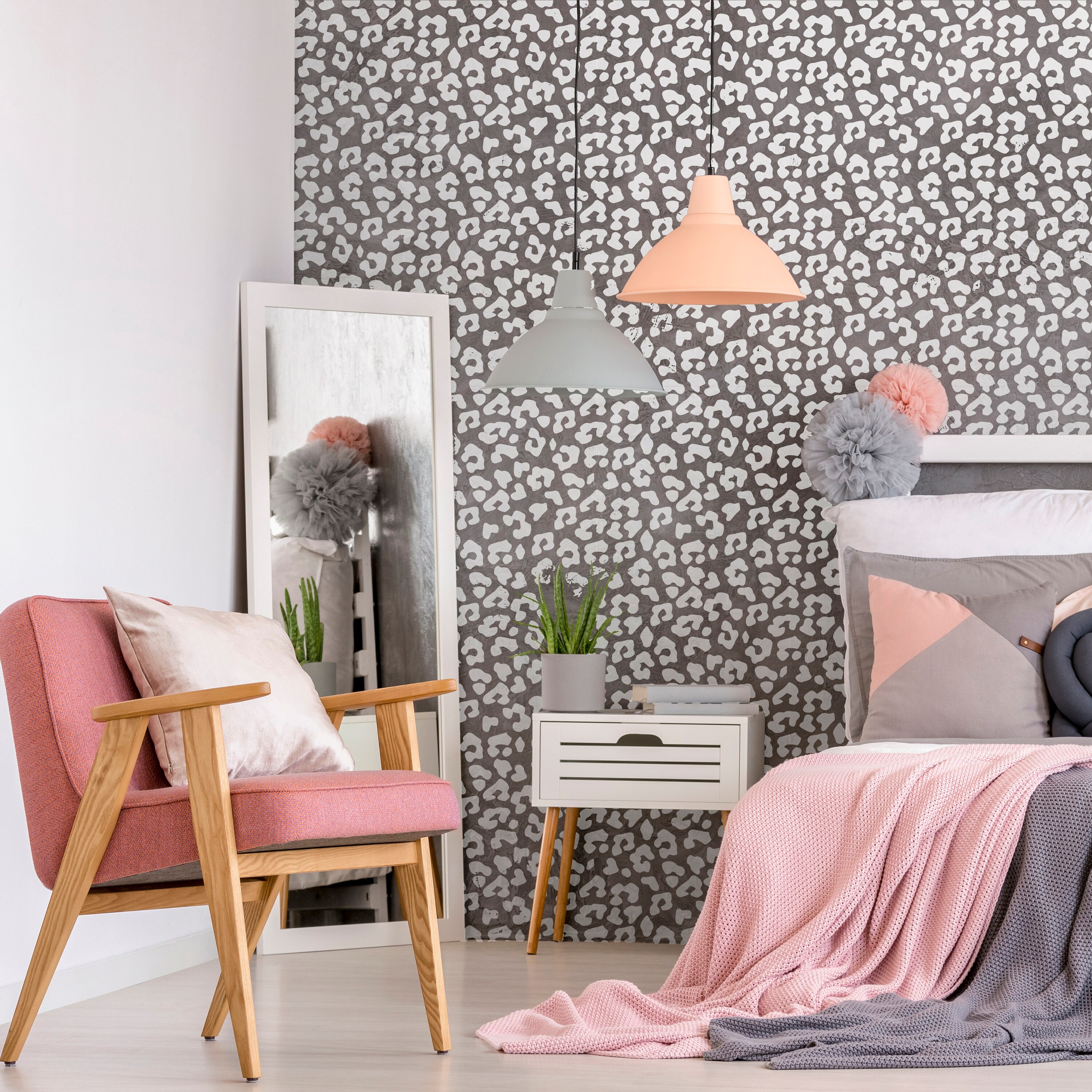 WALL STENCIL Leopard Print Stencil for Painting Nursery Wall - Etsy