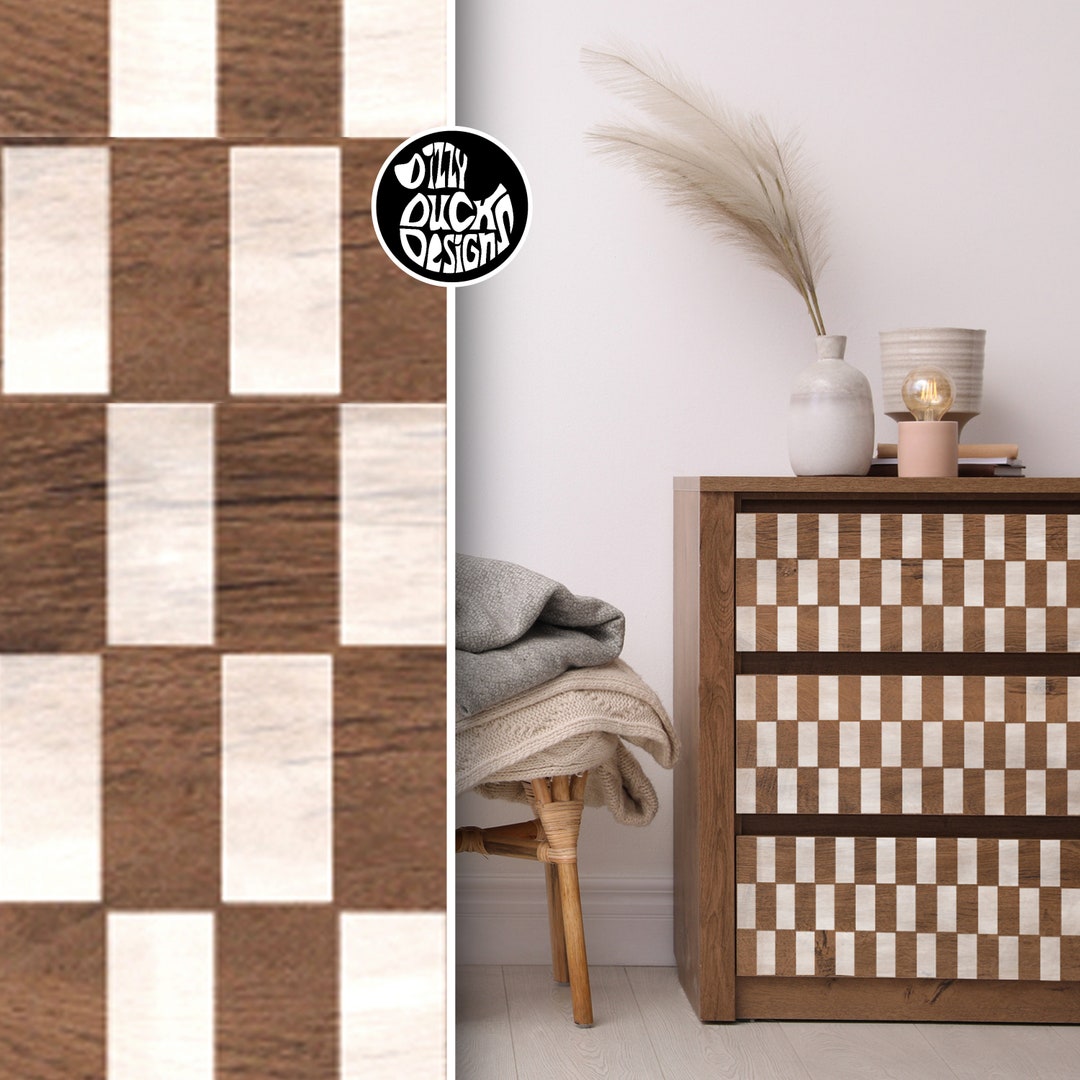 Checkerboard Furniture Stencil for Painting - Chess Board Modern ...