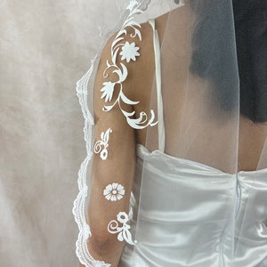 Mantilla Wedding Veil, Mexican Embroidery Veil, Short Lace Veil ...