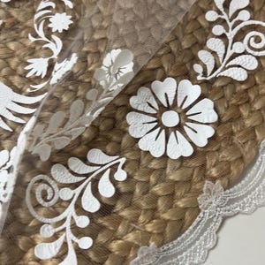 Mantilla Wedding Veil, Mexican Embroidery Veil, Short Lace Veil ...