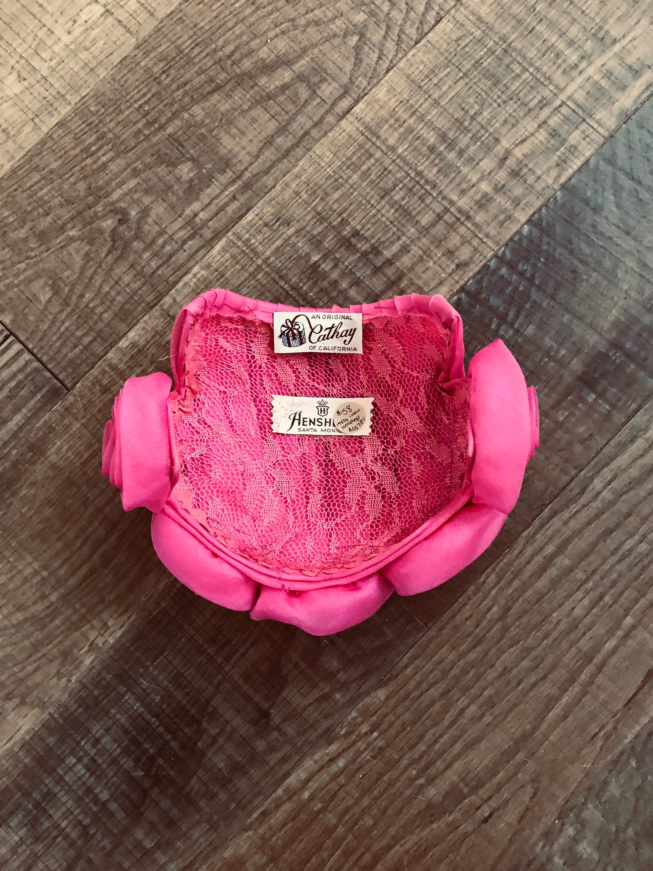 50s Original Cathy of California Silk Organza Roses Hat - Etsy