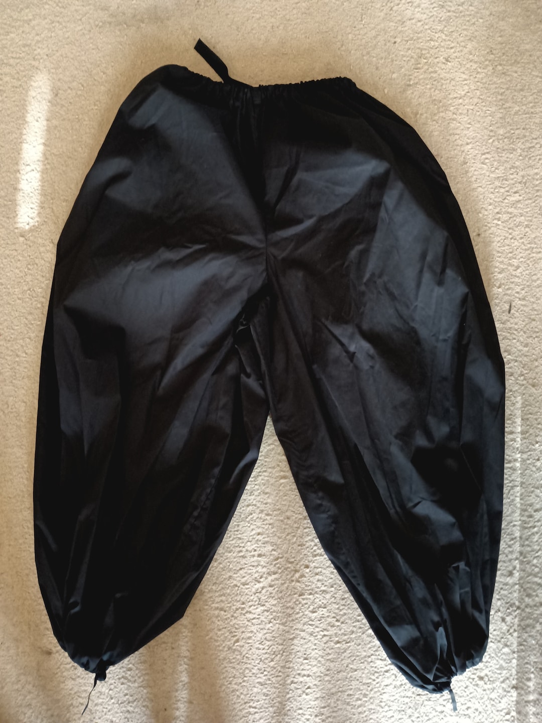 Poofy Pants -full Length, With Elastic Waist and Ankle - Etsy
