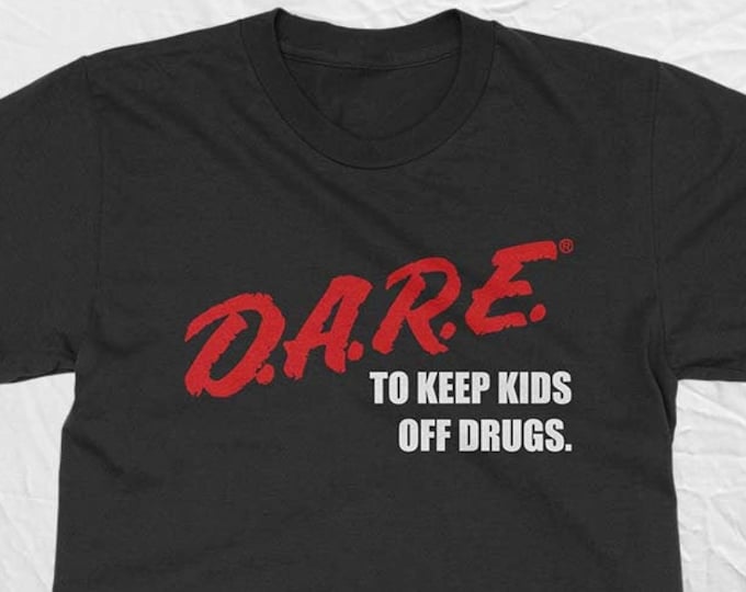 DARE Vintage Shirt With the 80s or 90s Clothing Retro Shirt Vibe ...