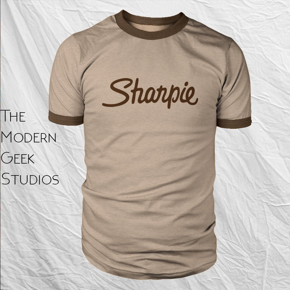 Scott Pilgrim Sharpie T Shirt Ringer Geek Gift Retro Vintage | Etsy