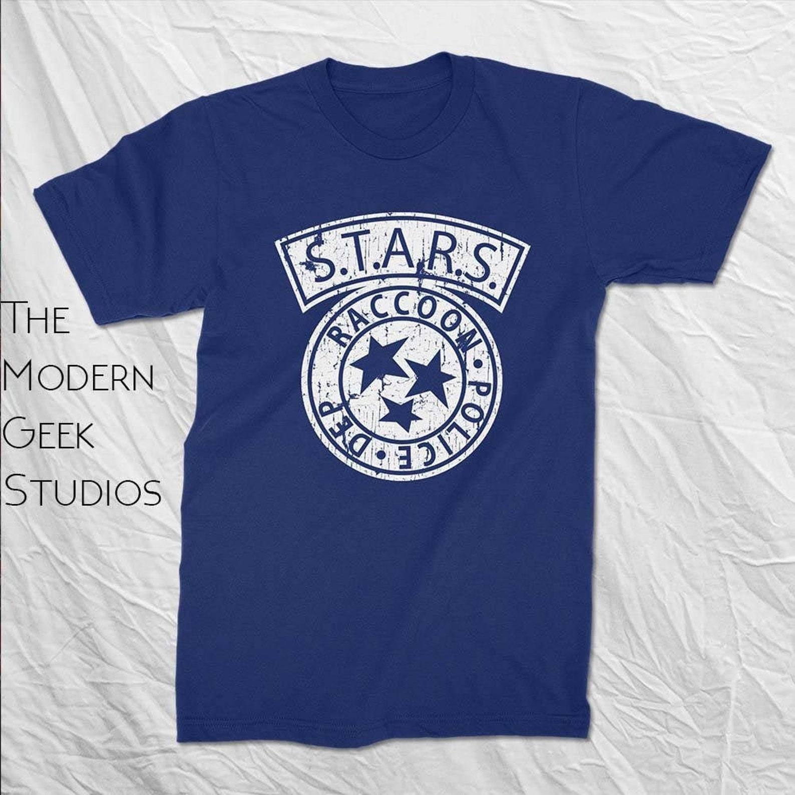 S.T.A.R.S. Vintage Look T Shirt Stars Resident Evil - Etsy
