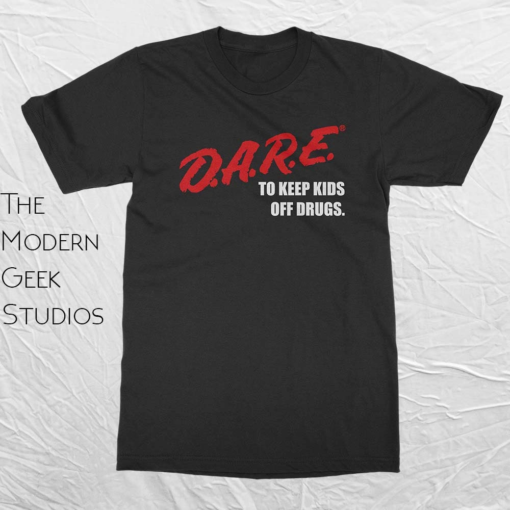 DARE Vintage Shirt With The 80s or 90s clothing retro shirt | Etsy