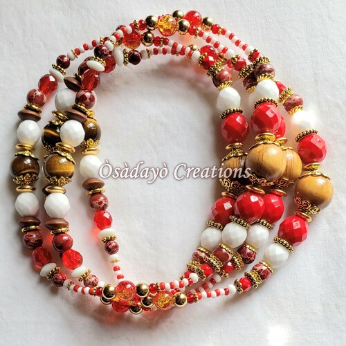 Chango Ide Bracelet Ileke De Orisha Santeria IFA Yoruba Lucumi - Etsy