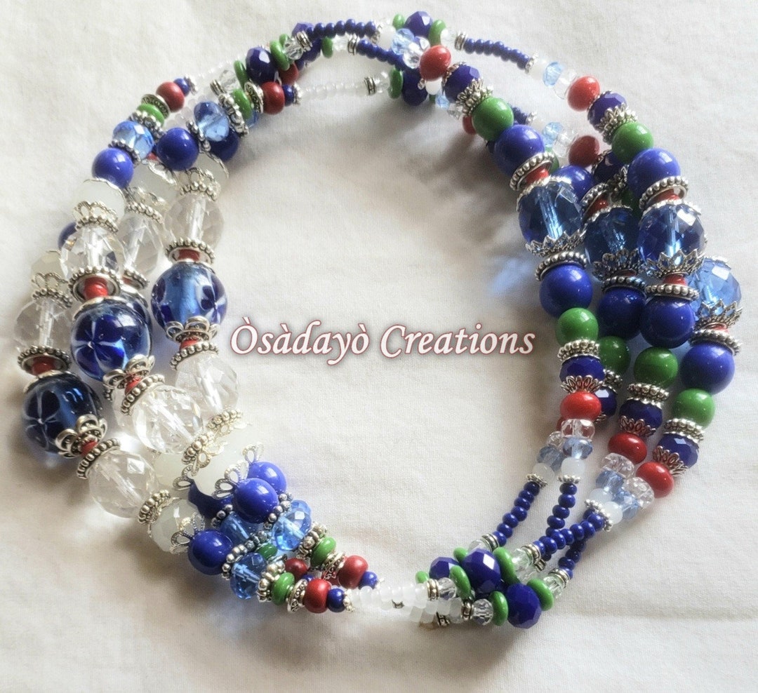 Ileke Yemaya Agana - Etsy