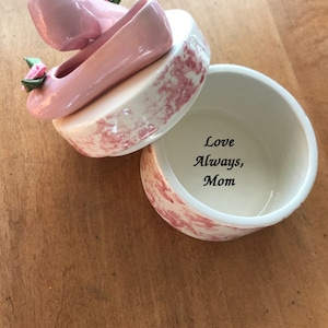 Large Dance Recital Trinket Jewlery Box Gift for Ballet Dancer Ceramic ...