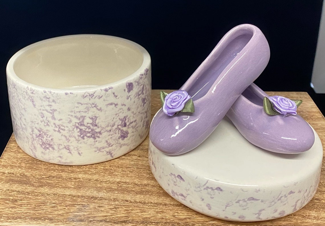 Large Dance Recital Trinket Jewlery Box Gift for Ballet Dancer Ceramic ...