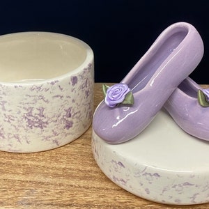 Large Dance Recital Trinket Jewlery Box Gift for Ballet Dancer Ceramic ...