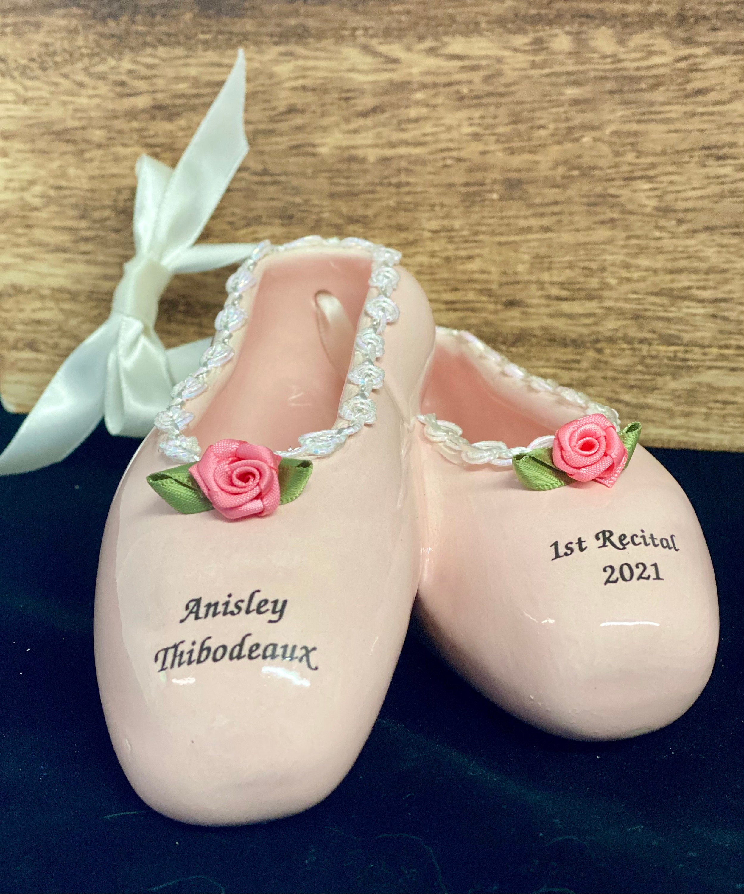 6" Dance Recital Slippers Shoes Gift for Ballet Dancer Ceramic - Etsy