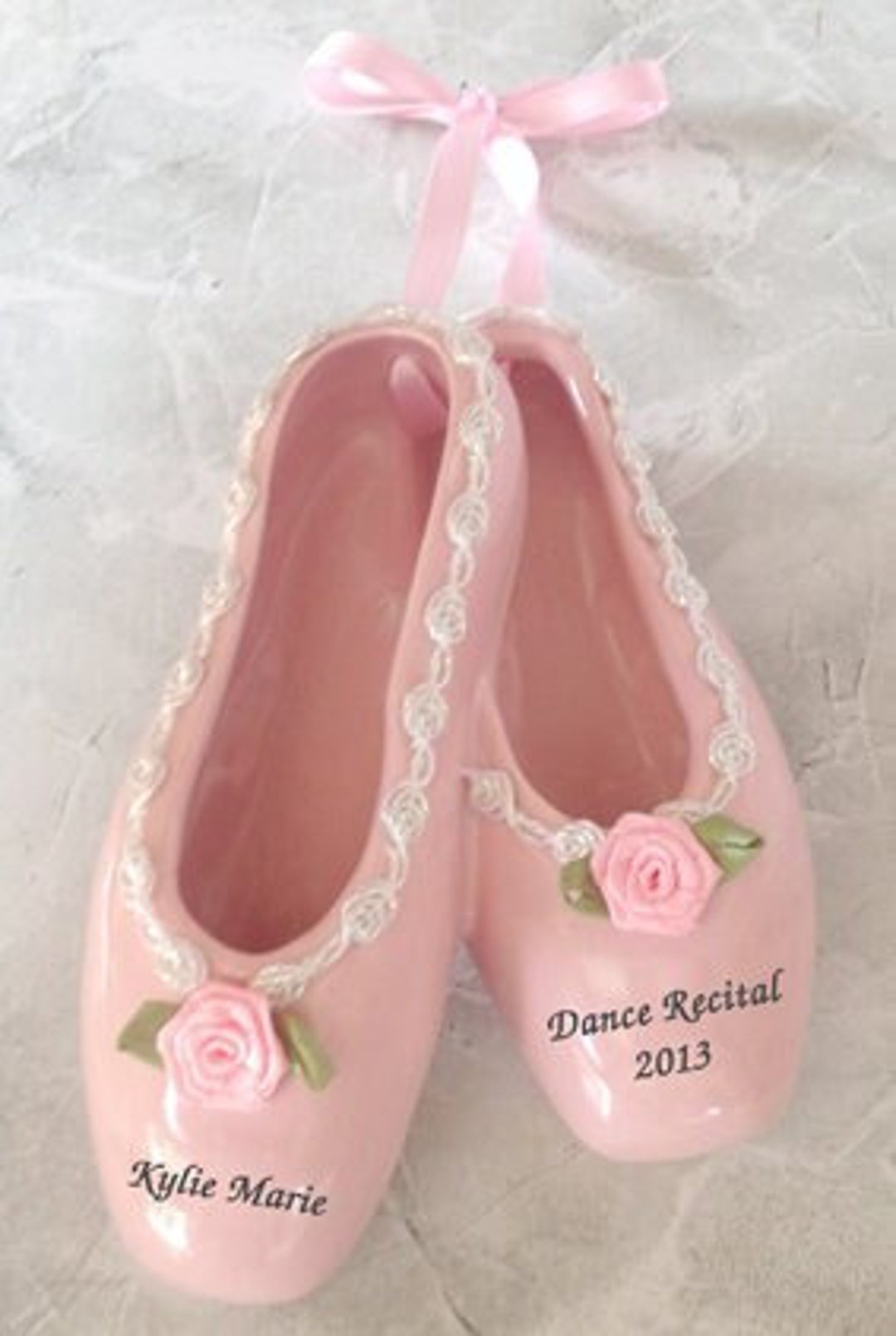 6" Dance Recital Slippers Shoes Gift for Ballet Dancer Ceramic - Etsy