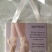 Small 4" Personalized Dance Recital Message Tile Gift for Ballet Dancer ...