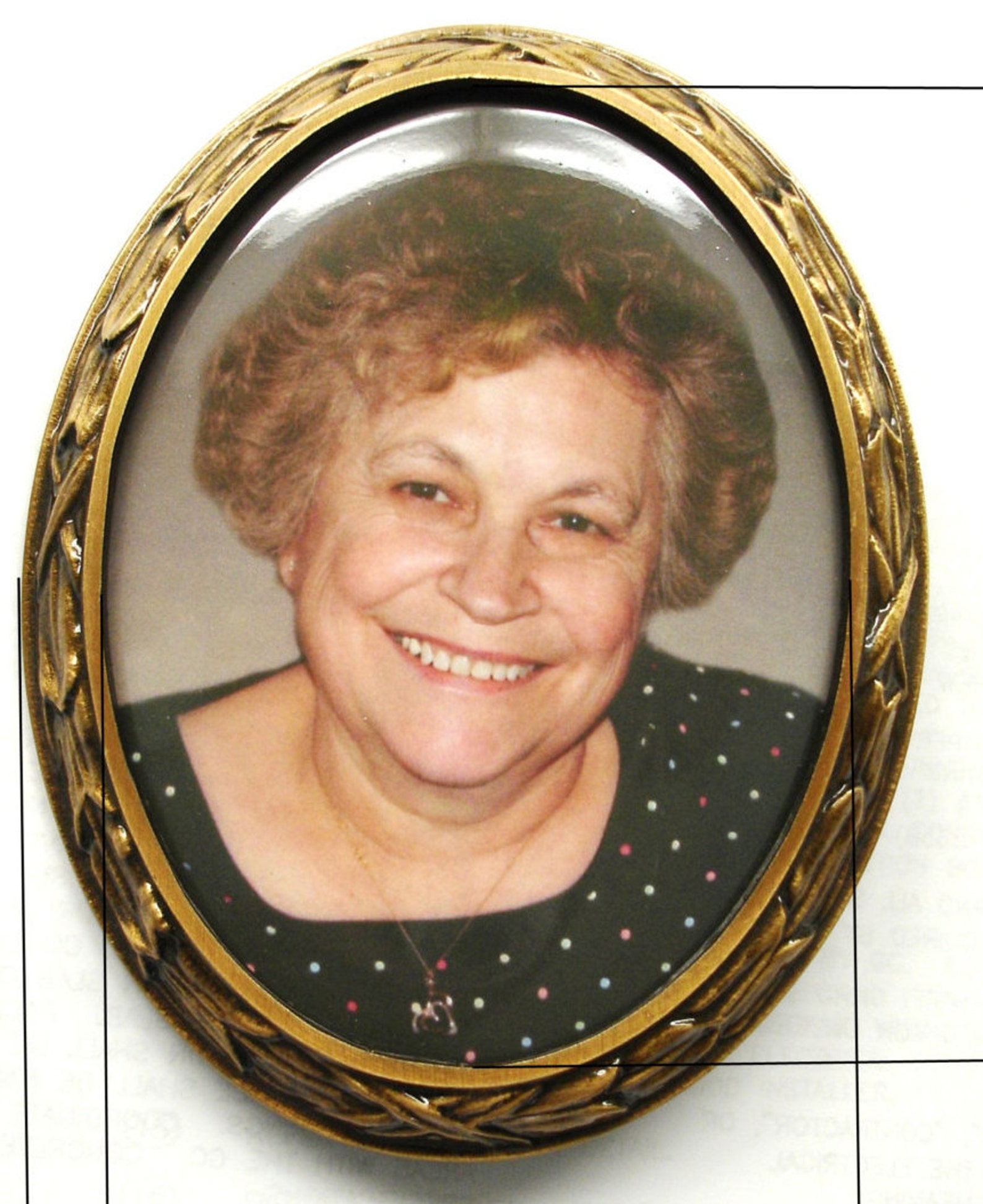 6 X 7.75 Oval Porcelain-ceramic-photo With Bronze - Etsy