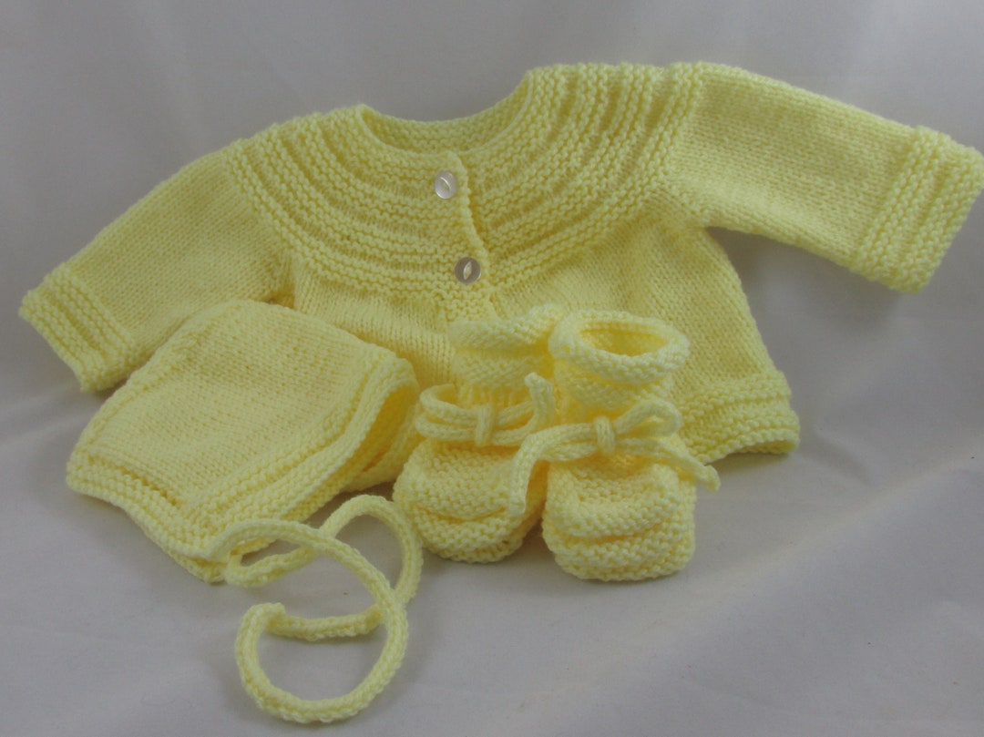 Baby Sweater Set - Etsy