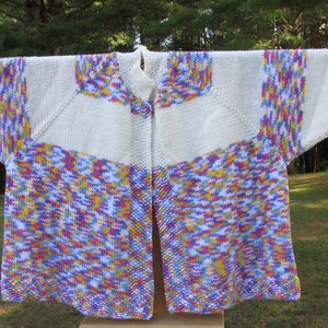 Hand Knit Acrylic Sweater - Etsy