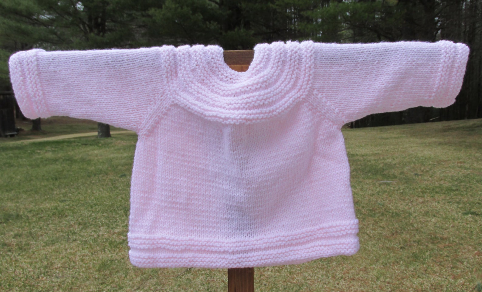 Pink Baby Sweater - Etsy