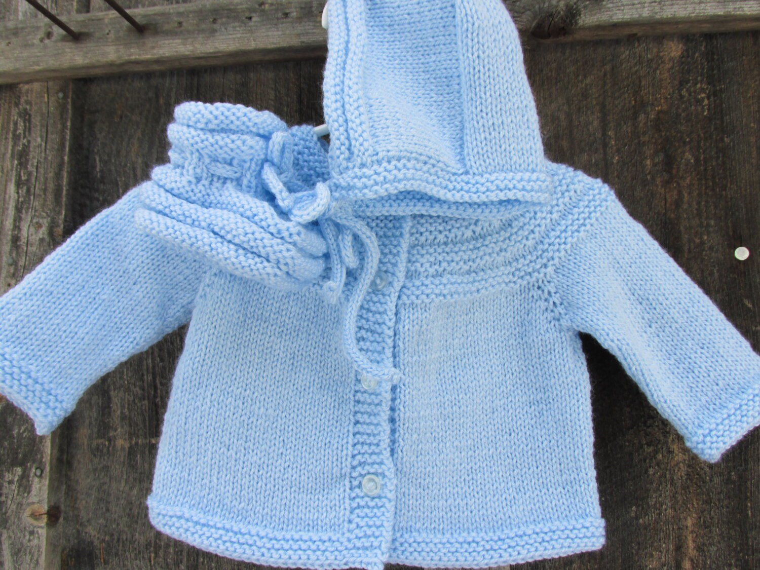 Baby Sweater Set - Etsy