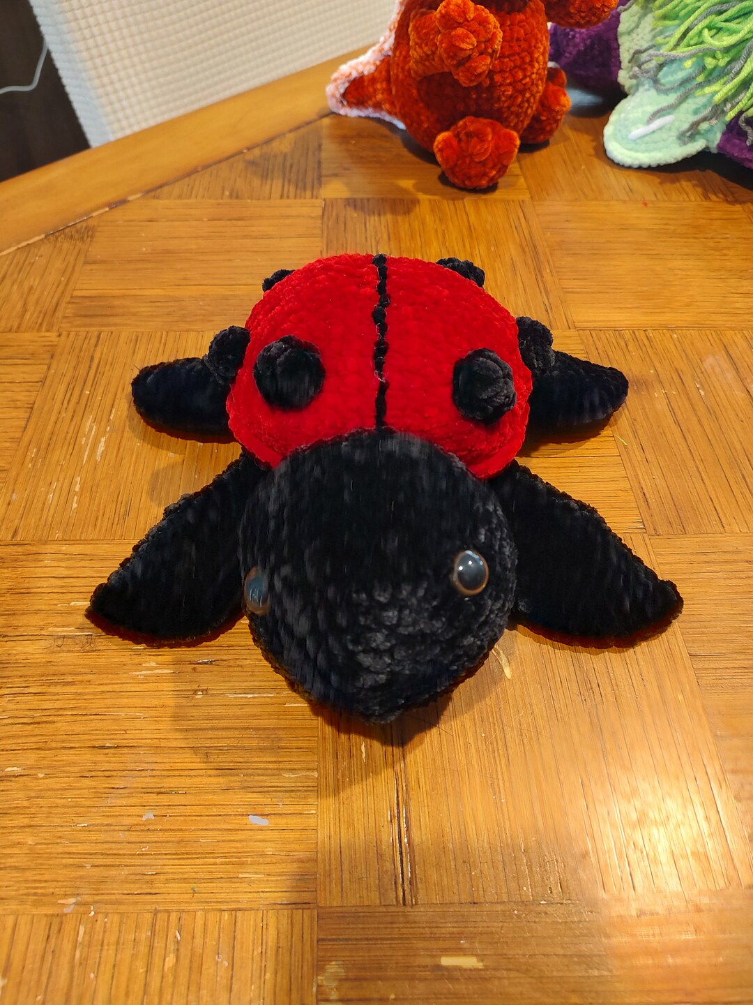 Ladybug Turtle Plushie - Etsy