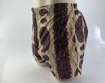 1950's Early 60'S JANTZEN Swim Trunks - Cotton Plaid - Double Button ...