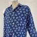 1940'S Pajama Lounge Shirt TEXTRON Silky Cold Rayon Old Hollywood Style ...
