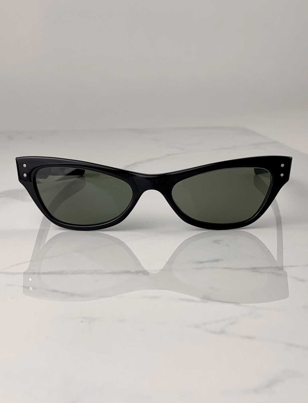 Vintage 1950's Ray-ban Cat Eye Sunglasses - SOLETTE - by Bausch & Lomb ...