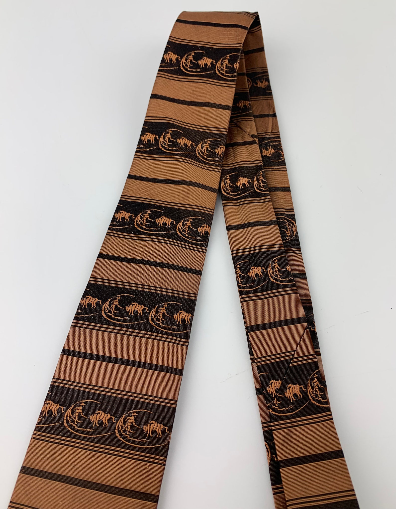 1960's MOD Tie - Matador With Bull - Novelty Print - Top Drawer Fine ...