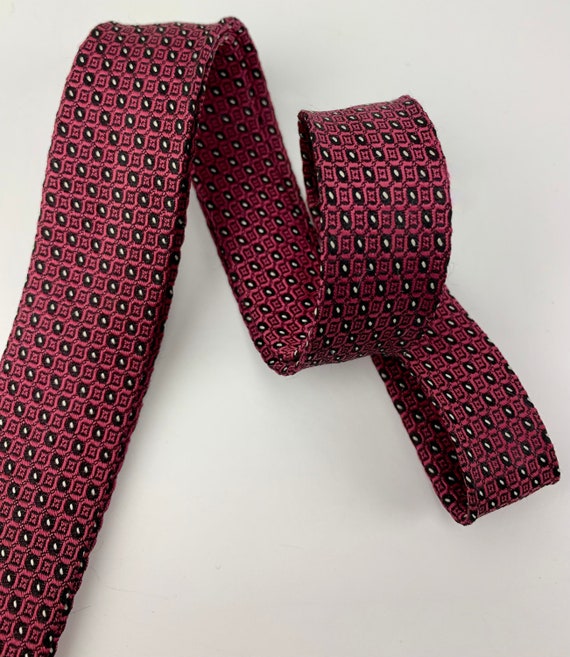1960's MOD Tie - Super Skinny - Van Heusen Maker - Cr… - Gem