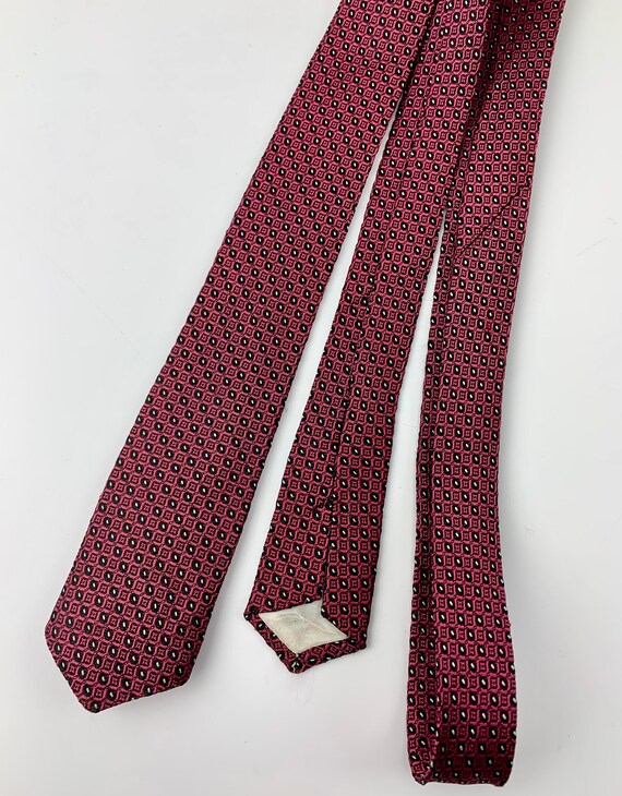 1960's MOD Tie - Super Skinny - Van Heusen Maker - Cr… - Gem