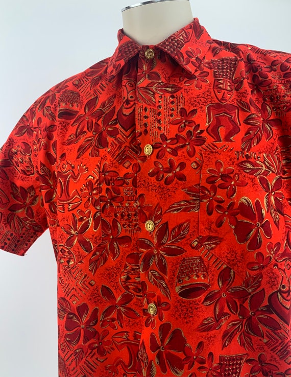 1960'S Hawaiian Shirt - Paradise Products Label - All… - Gem