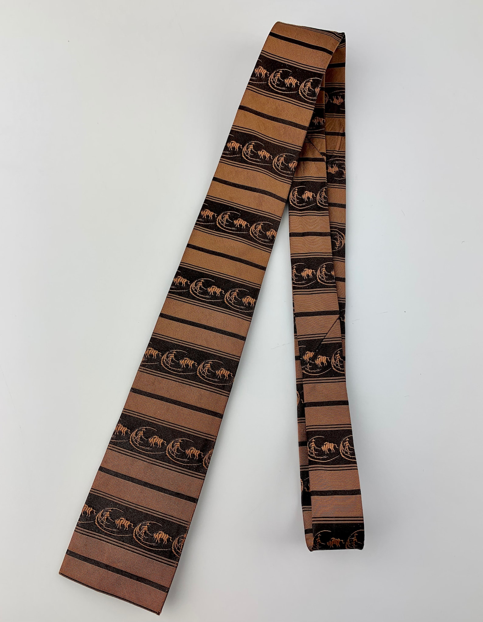 1960's MOD Tie - Matador With Bull - Novelty Print - Top Drawer Fine ...